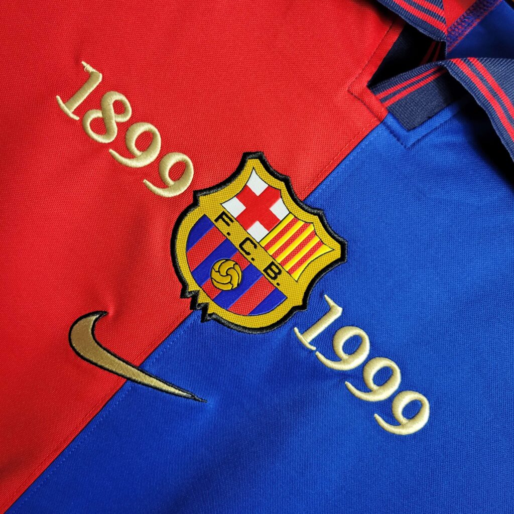 Camiseta Retro FC Barcelona 1999/2000 Local (Manga Larga) - Camisetas ...